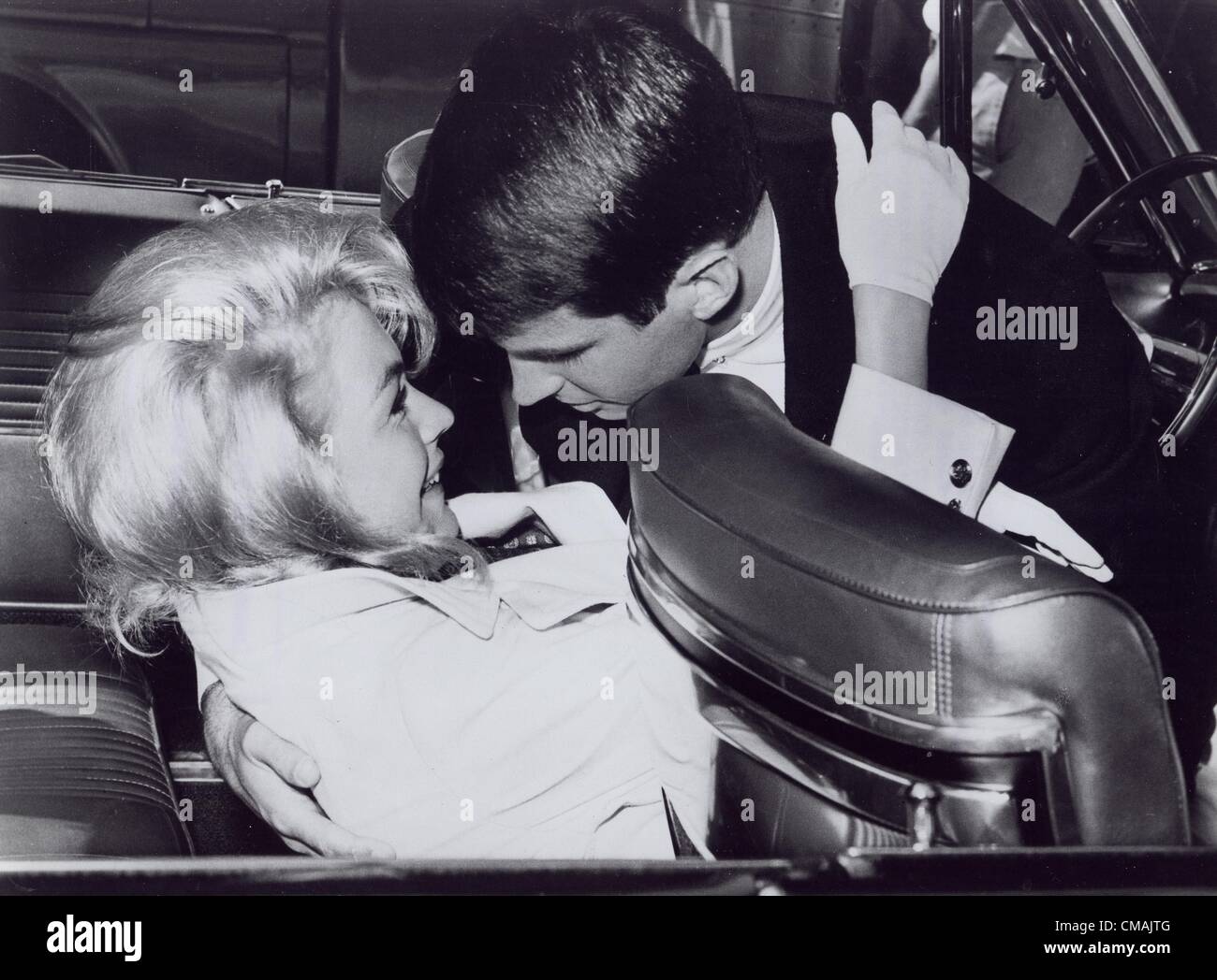 SANDRA DEE with George Hamilton.AKA Alexandra Zuck.This Way Out, Please ...