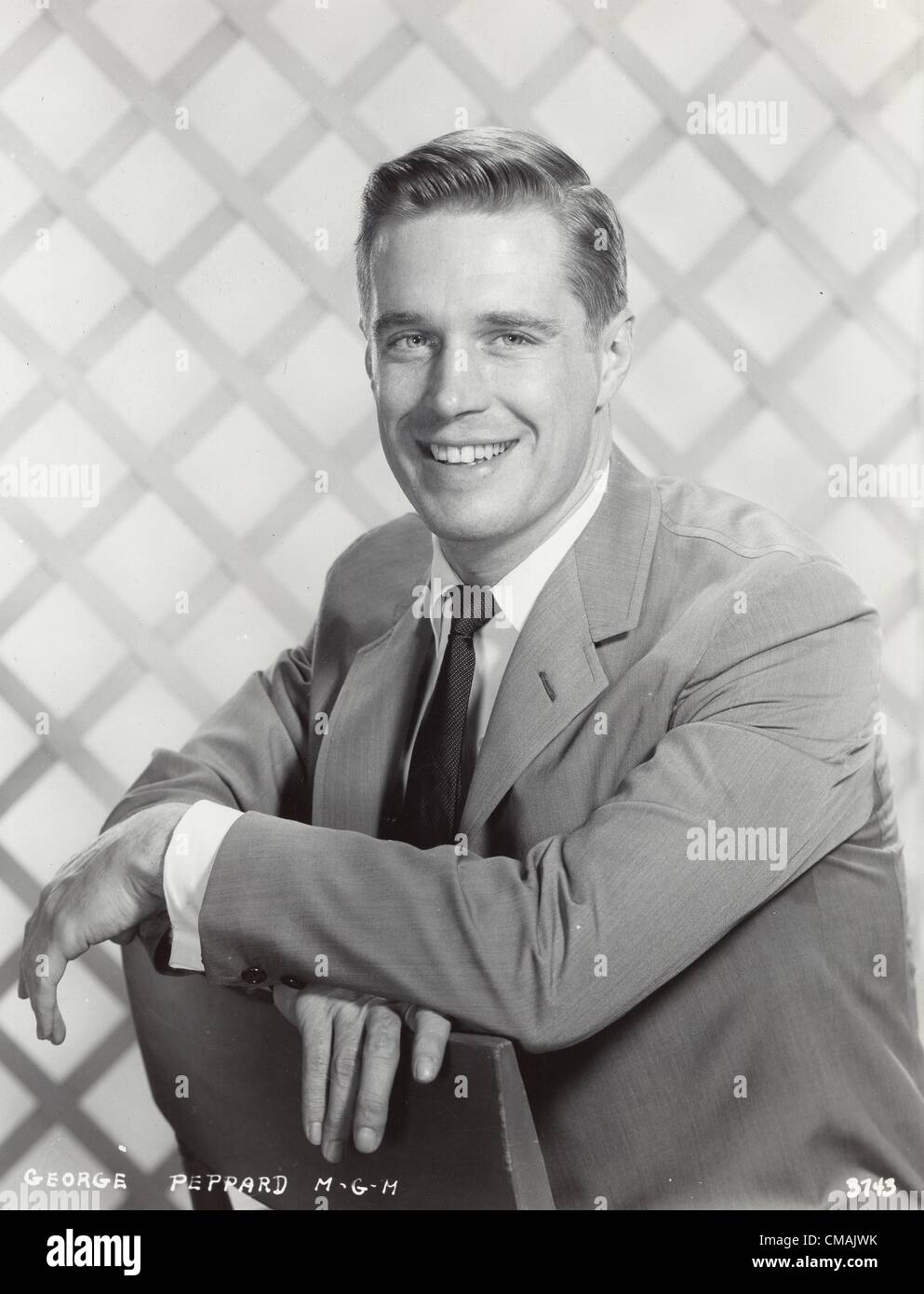 GEORGE PEPPARD.AKA George Peppard, Jr..1960.(Credit Image: Â© Smp/Globe ...