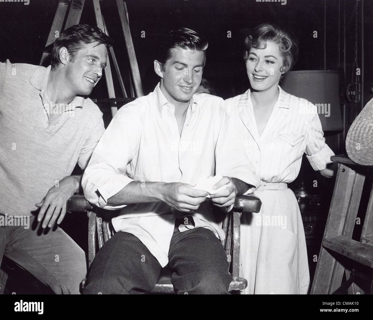 GEORGE PEPPARD with Eleanor Parker , George Hamilton 1960.AKA George ...