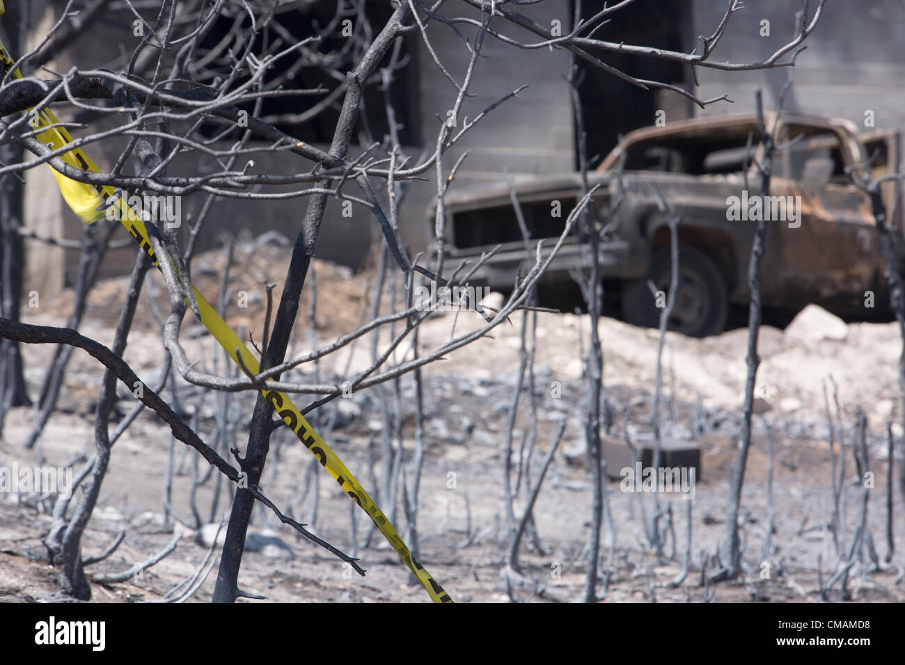 Wildfire and forest fire destroys 50,000 acres of mountain and cabin ...