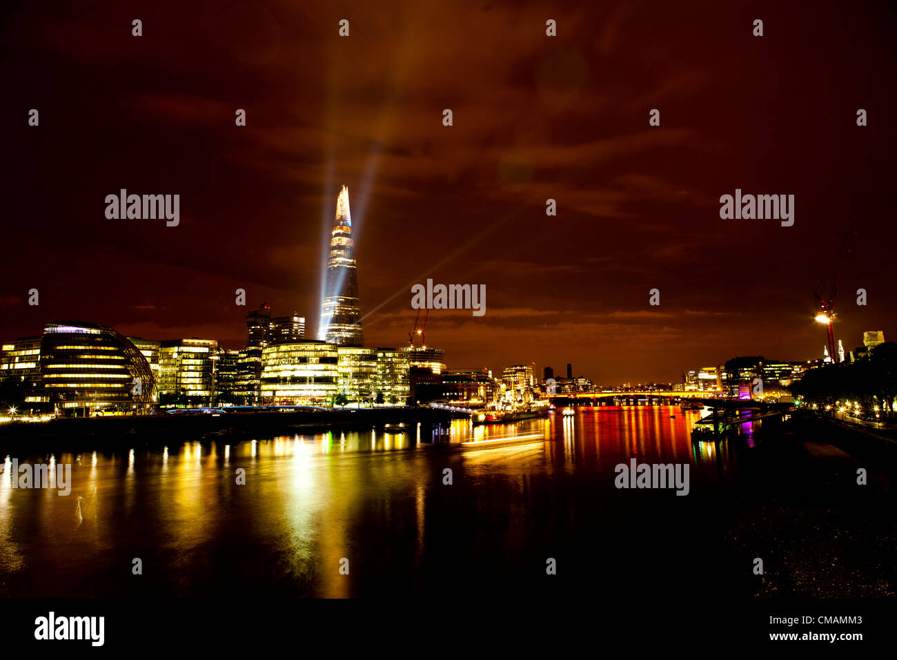 The tallest western europe building's inaugural day is marked with a ...