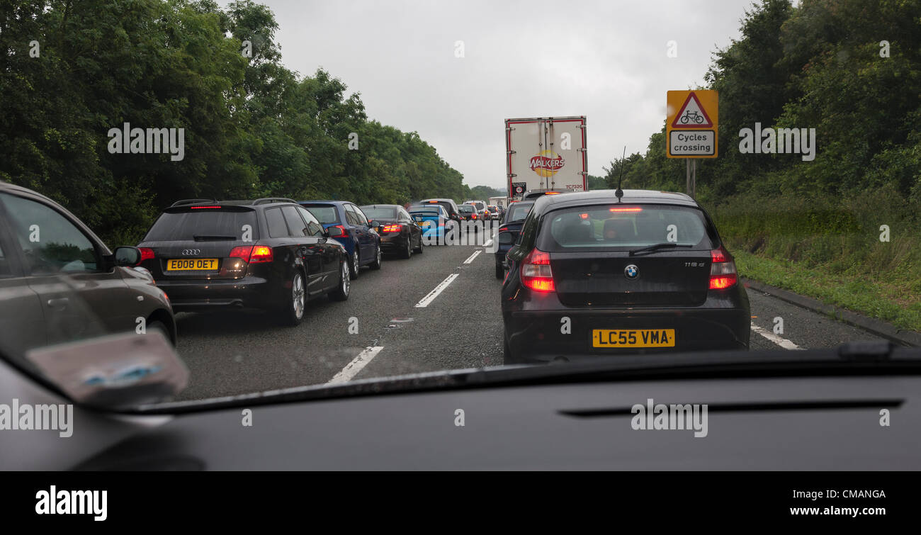 Traffic congestion on the a43 hi-res stock photography and images - Alamy