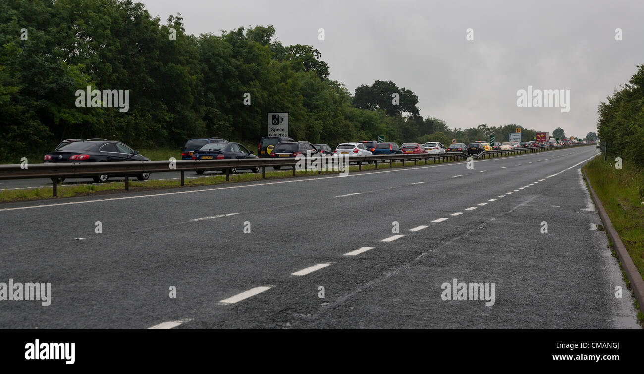 Traffic congestion on the a43 hi-res stock photography and images - Alamy