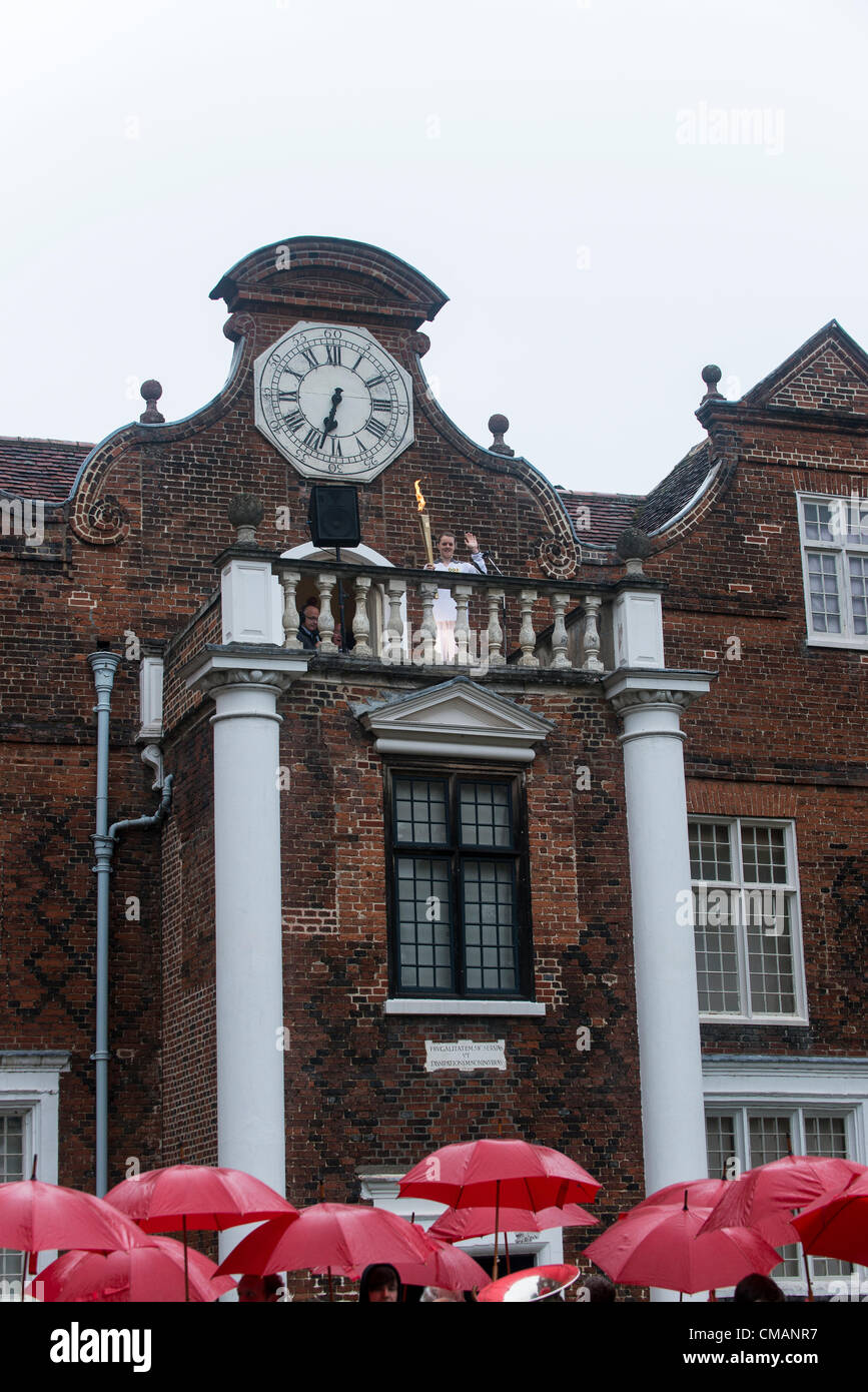 Ipswich, UK. Friday 6th July 2012. Emily Rogers from Bury St. Edmunds ...