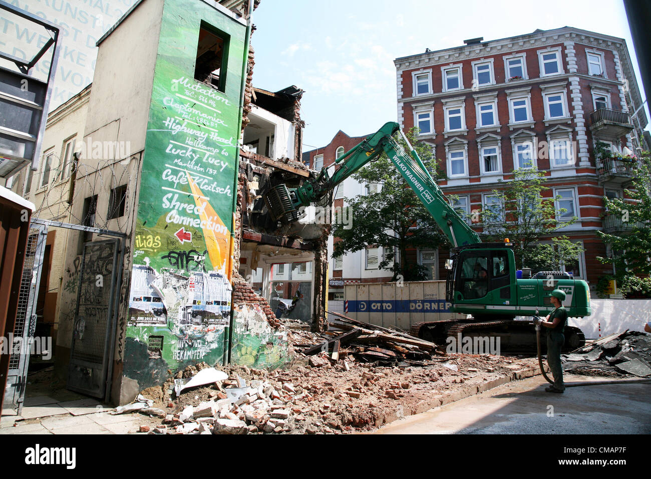 Breaking down the house Stock Photo - Alamy