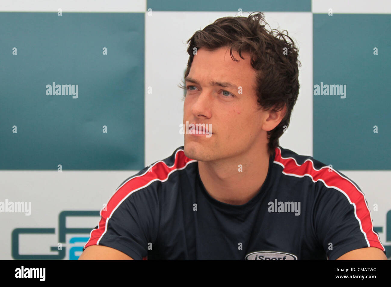 06.07.2012. Silverston, Northants, England. Jolyon Palmer during press ...