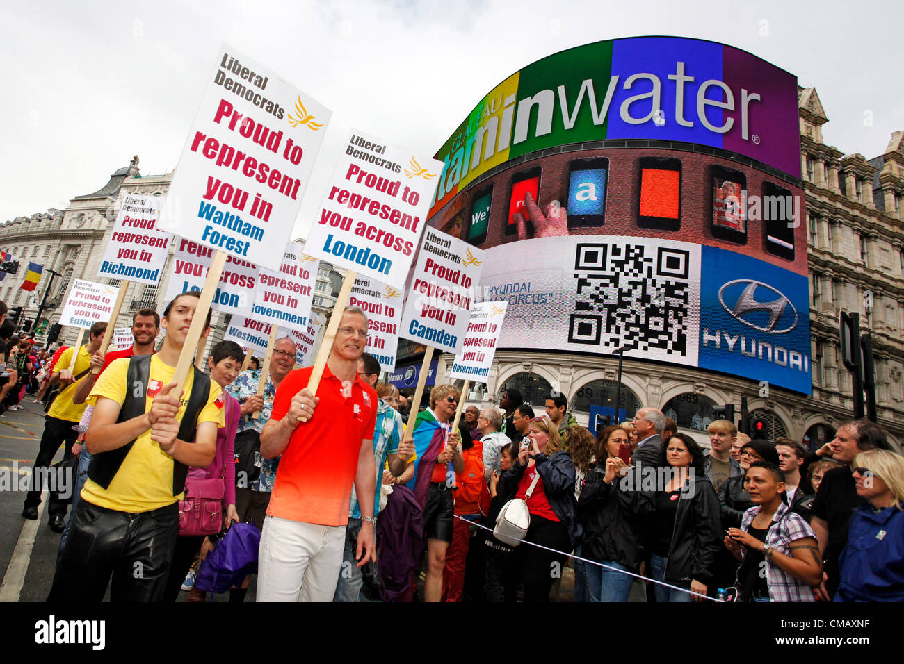 Gay pride demonstration london hi-res stock photography and images - Alamy