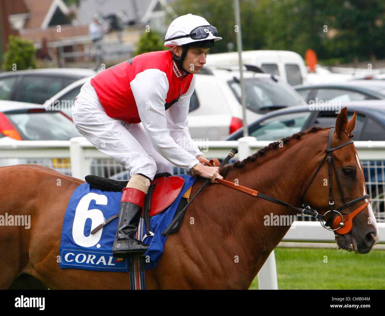 07.07.2012, Sandown Park, Esher Luke Morris on Judge'N Jury during The ...