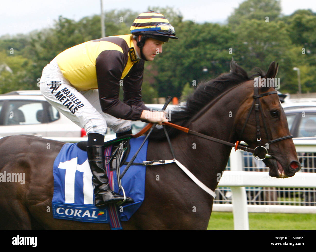 07.07.2012, Sandown Park, Esher Jimmy Fortune on Night Carnation during ...