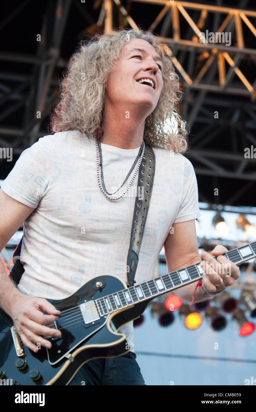 LINCOLN, CA - July 6: Bruce Watson with Foreigner performs at Thunder ...