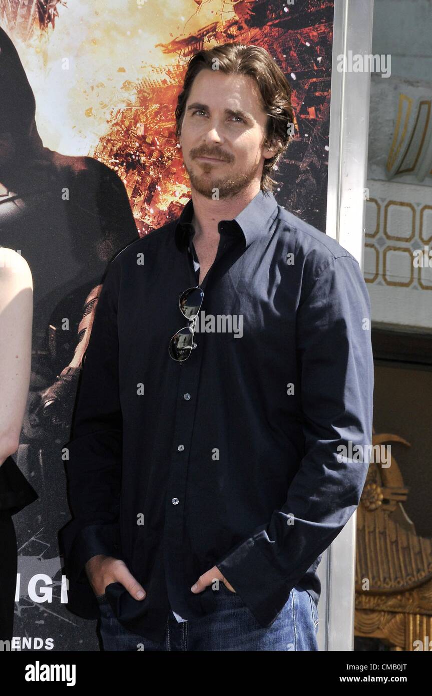 Christian Bale in attendance for Handprint Ceremony for Christopher Nolan at Grauman's, Grauman ...