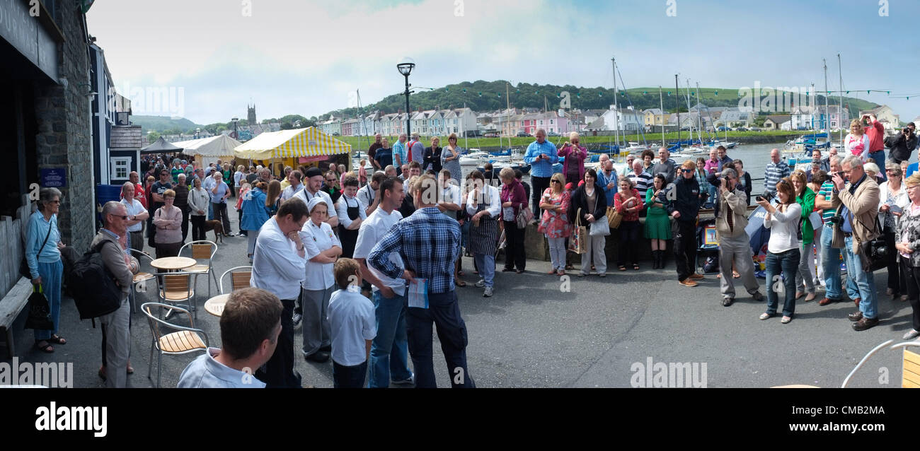 Cardigan Bay Seafood Festival, Aberaeron, Ceredigion, July 8 2012 photo ...