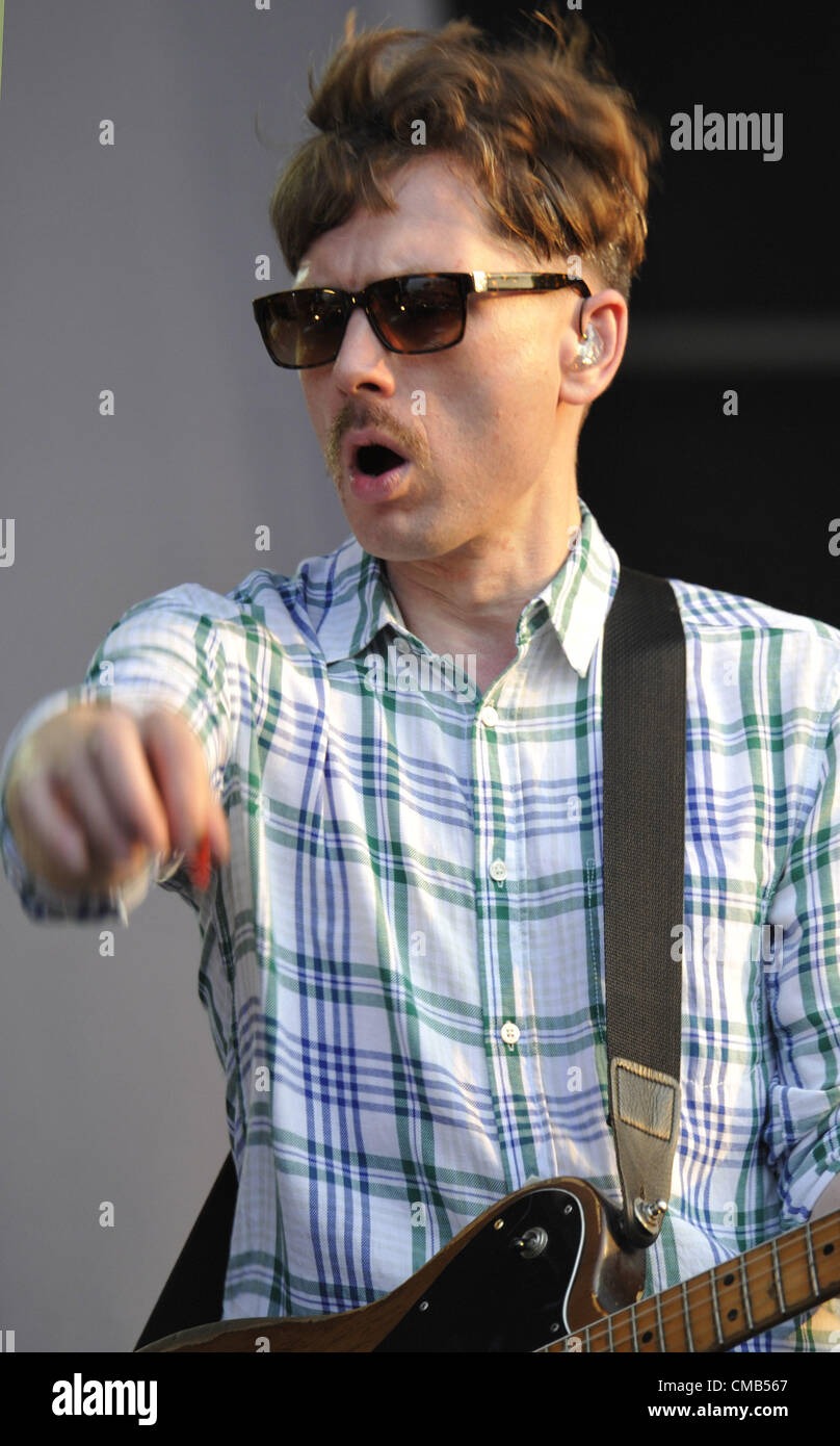 British group Franz Ferdinand performs during Rock for People music ...
