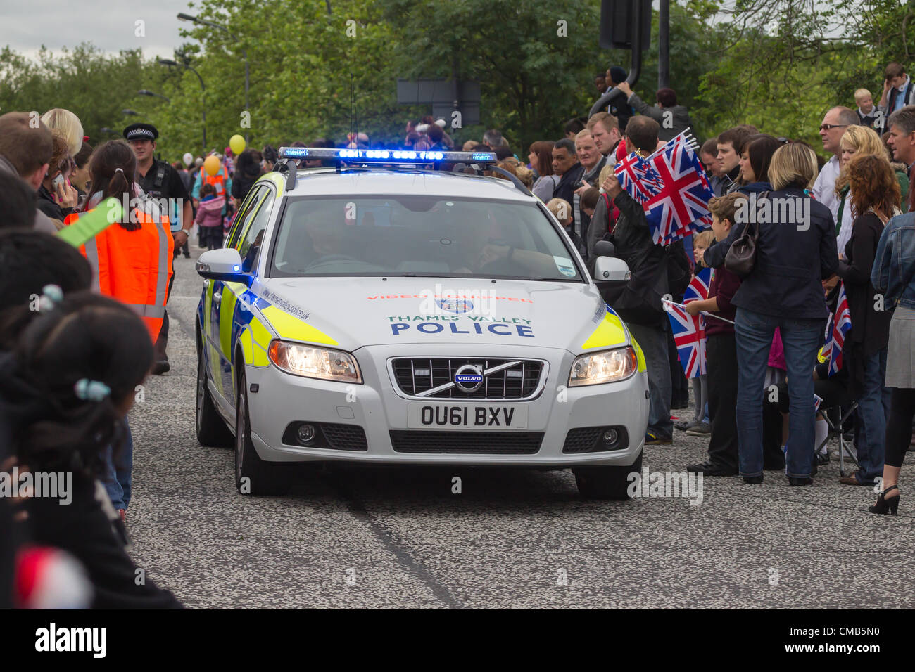Olympic relay vehicles hi-res stock photography and images - Alamy