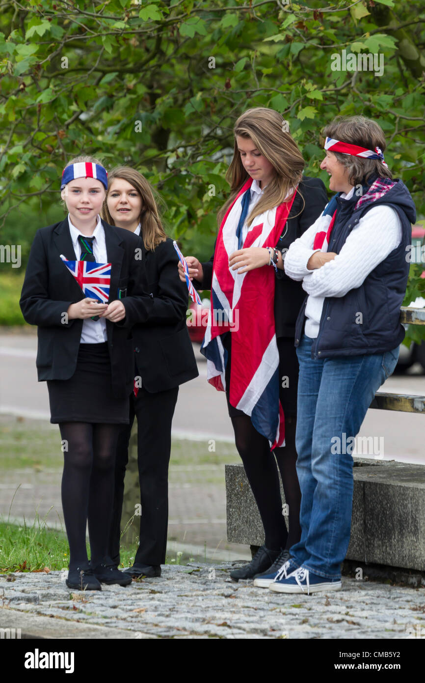 Milton Keynes. Buckinghamshire.UK.9th July 2012 day 52 of the Olympic ...