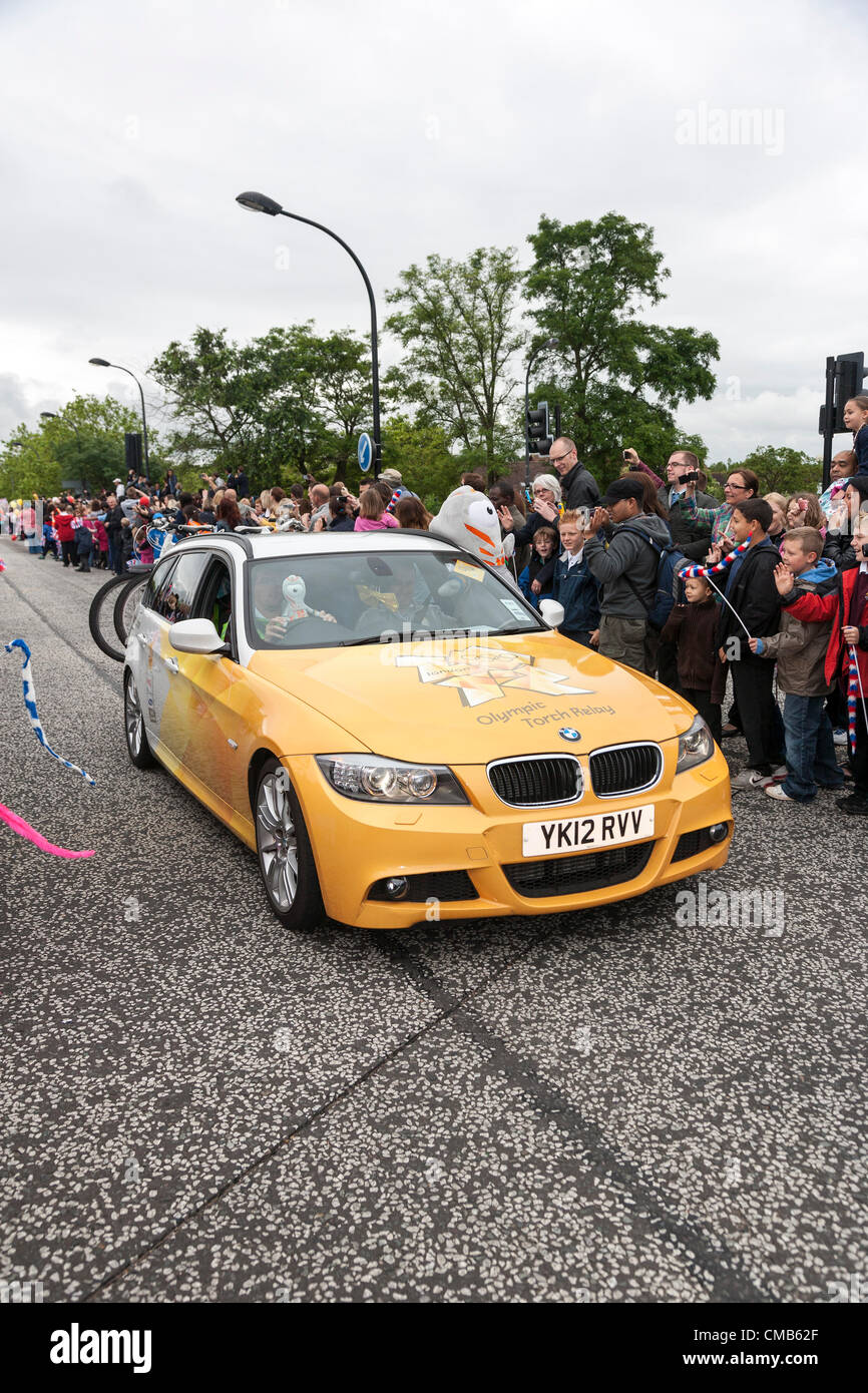 Olympic relay vehicles hi-res stock photography and images - Alamy
