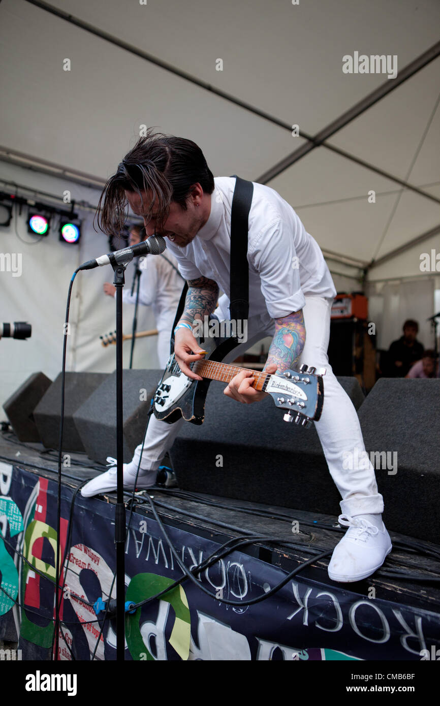 Exeter based band, The Computers, performing at Eden Sessions, 8th July ...