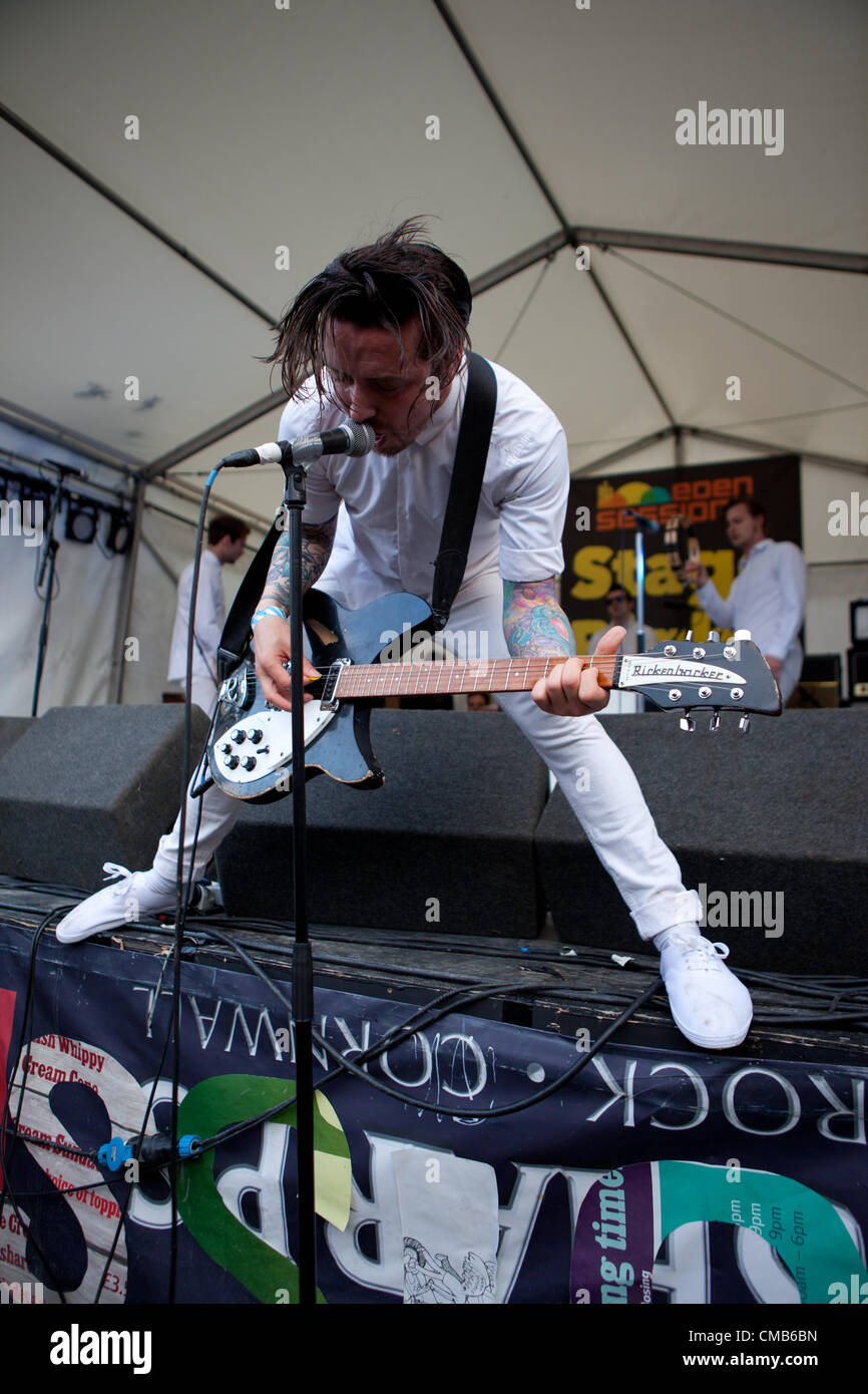 Exeter based band, The Computers, performing at Eden Sessions, 8th July ...