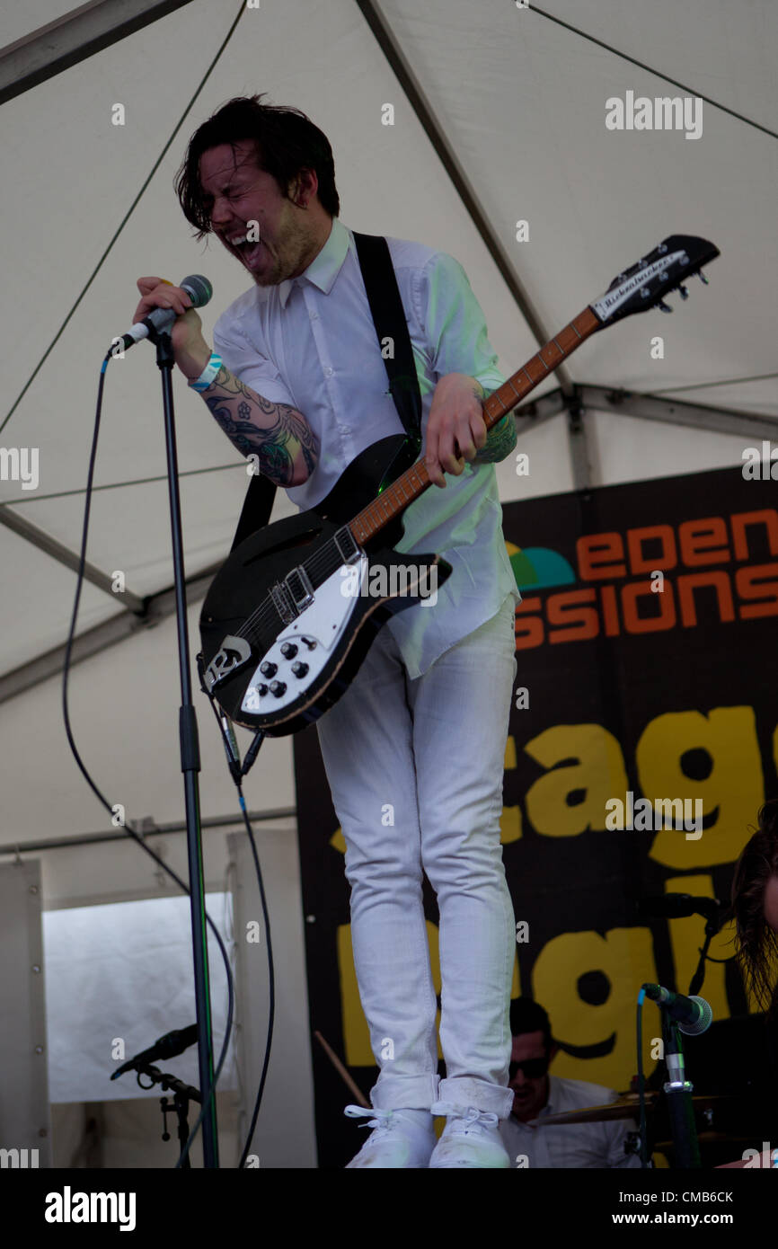 Exeter based band, The Computers, performing at Eden Sessions, 8th July ...