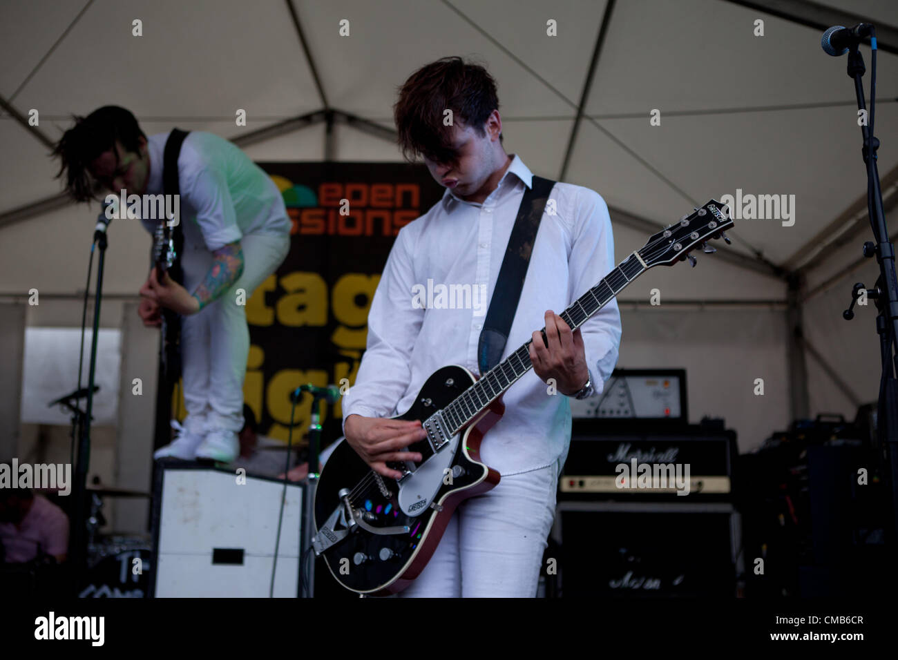 Exeter based band, The Computers, performing at Eden Sessions, 8th July ...