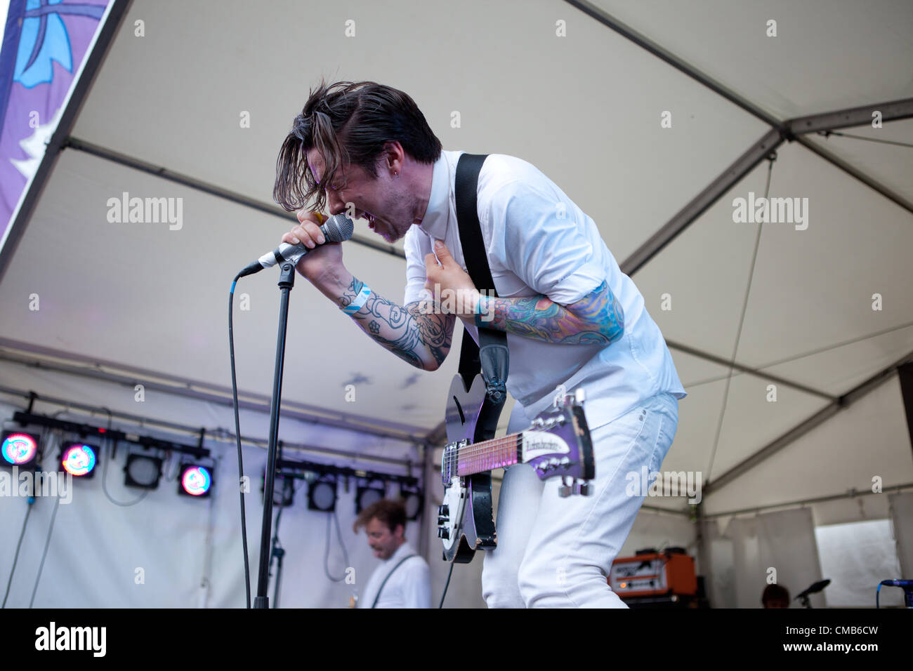 Exeter based band, The Computers, performing at Eden Sessions, 8th July ...