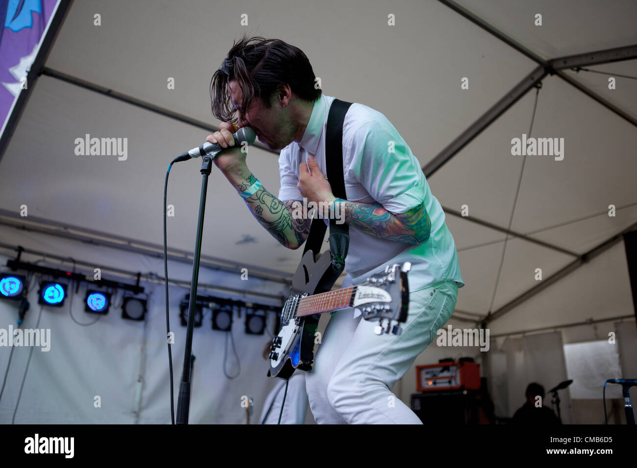 Exeter based band, The Computers, performing at Eden Sessions, 8th July ...