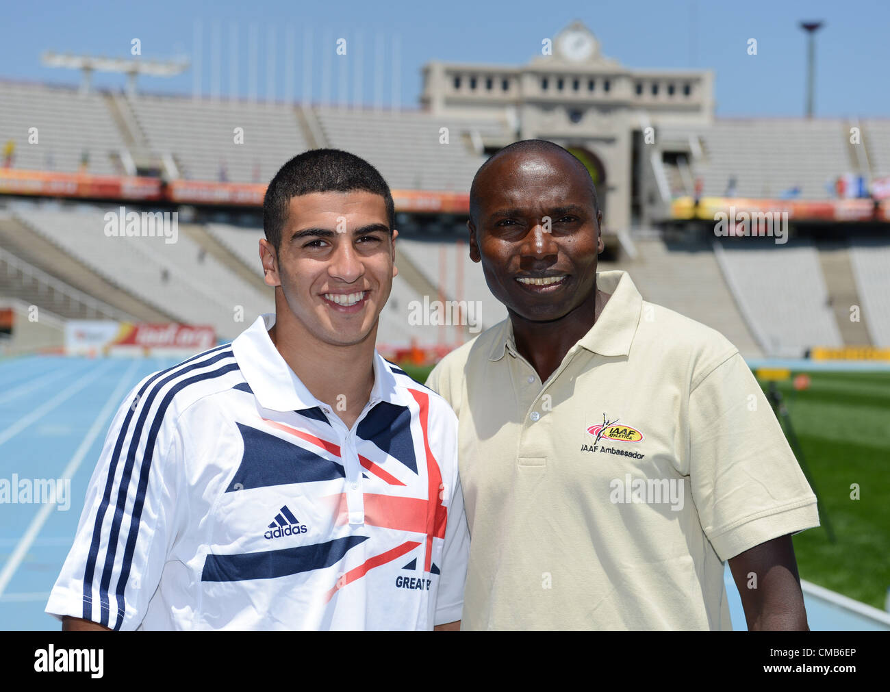 BARCELONA, Spain: Monday 9 July 2012, Adam Gemili, 100m and 200m ...