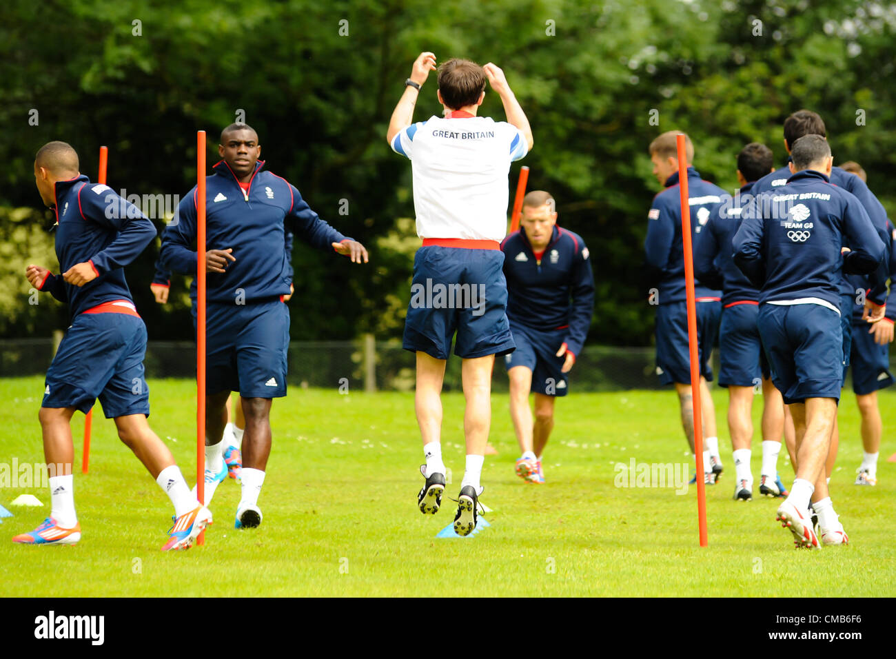 09.07.2012. Champneys Spa and Hotel, Ashby de la Zouch, Leicester. Team ...