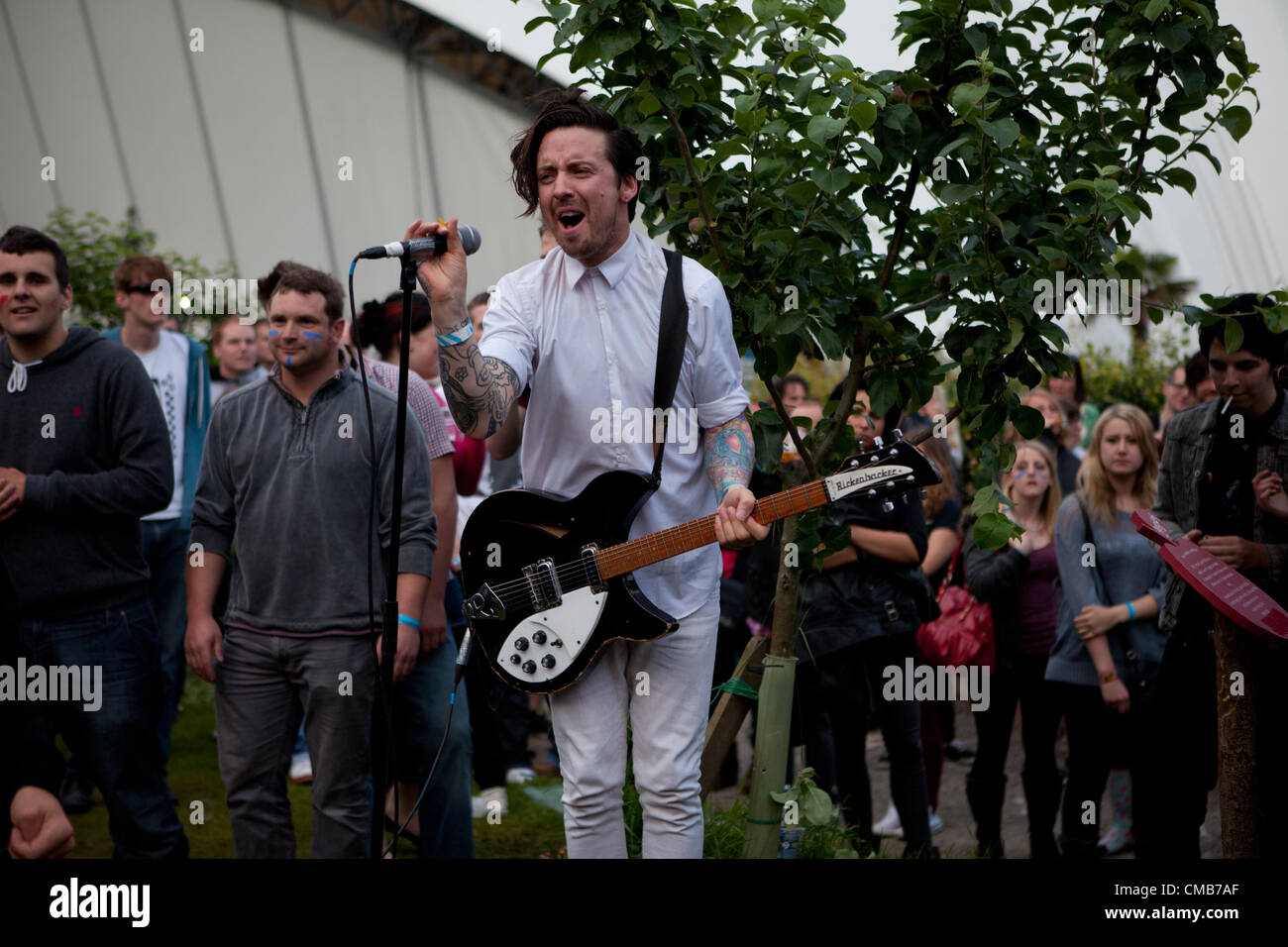 Exeter based band, The Computers, performing at Eden Sessions, 8th July ...