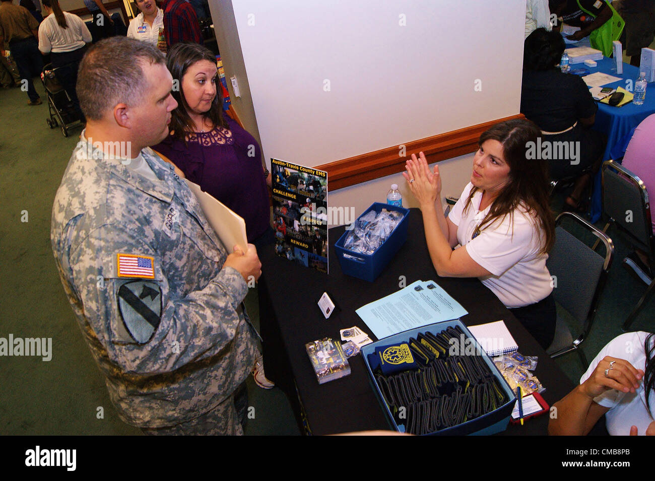 Welcome Home Iraq Vets job fair.Texas State Capitol Building .Austin TX ...