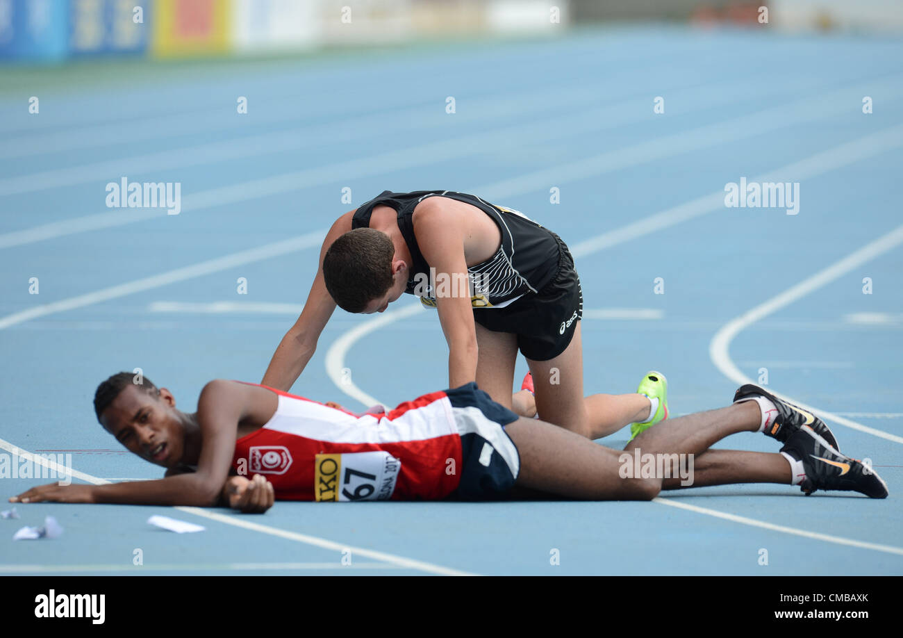 BARCELONA, Spain: Tuesday 10 July 2012, Abdessalem Ayouni of Tunisia ...