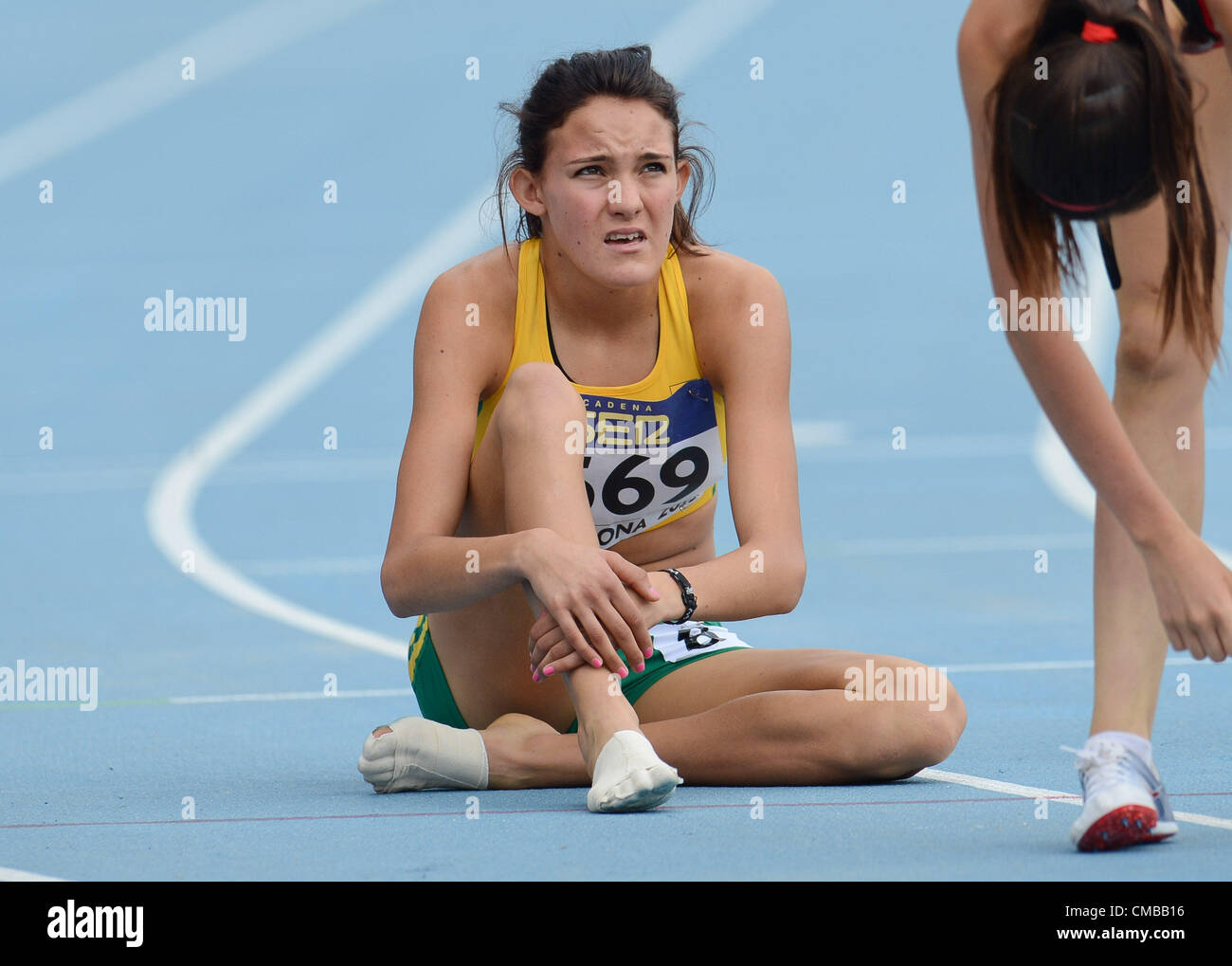 BARCELONA, Spain: Tuesday 10 July 2012, Monique Stander of South Africa ...