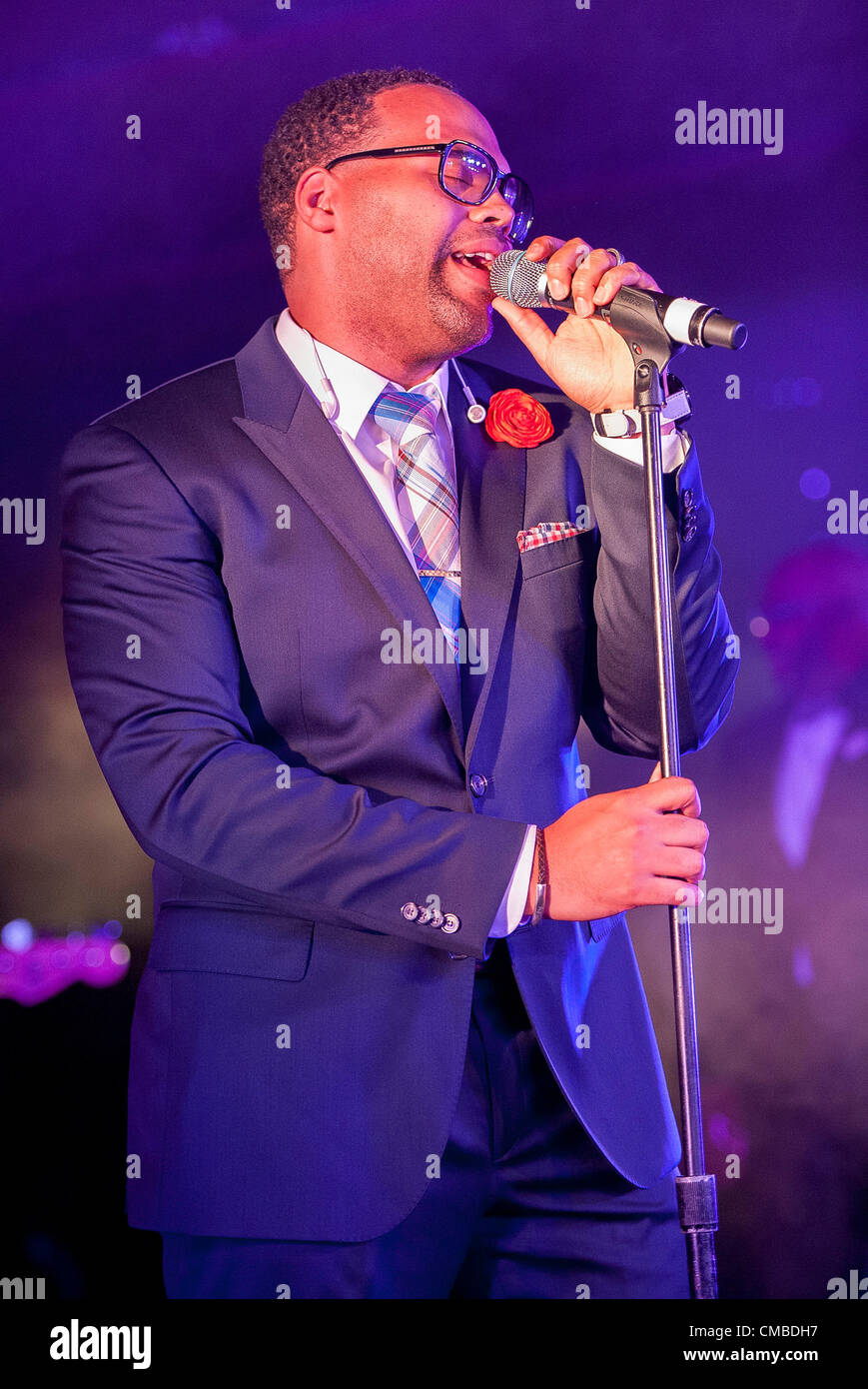 Jul 07, 2012 - New Orleans, Louisiana; USA - Singer ERIC ROBERSON ...