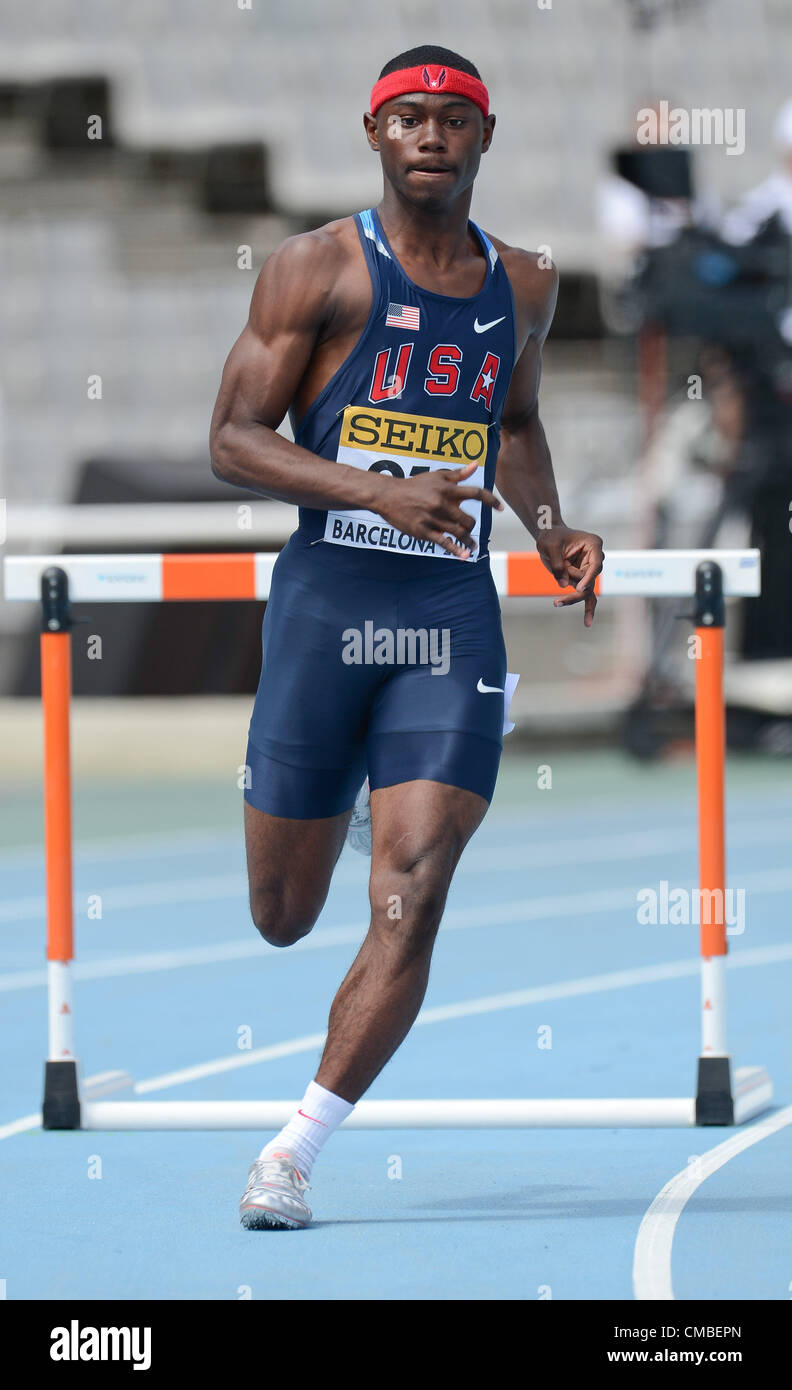 BARCELONA, Spain: Wednesday 11 July 2012, Eric Futch of the USA in the ...