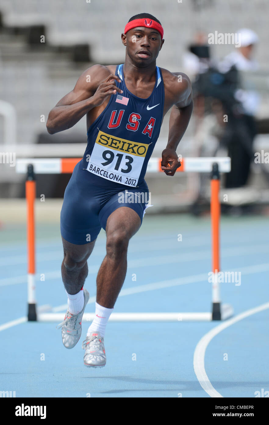 BARCELONA, Spain: Wednesday 11 July 2012, Eric Futch of the USA in the ...