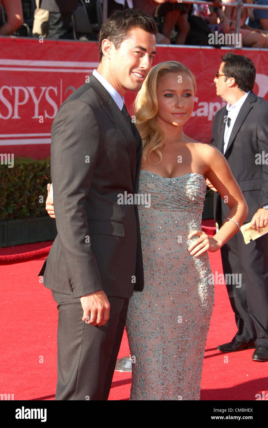 SCOTTY MCKNIGHT & HAYDEN PANETTIERE 2012 ESPYS. ARRIVALS LOS ANGELES ...