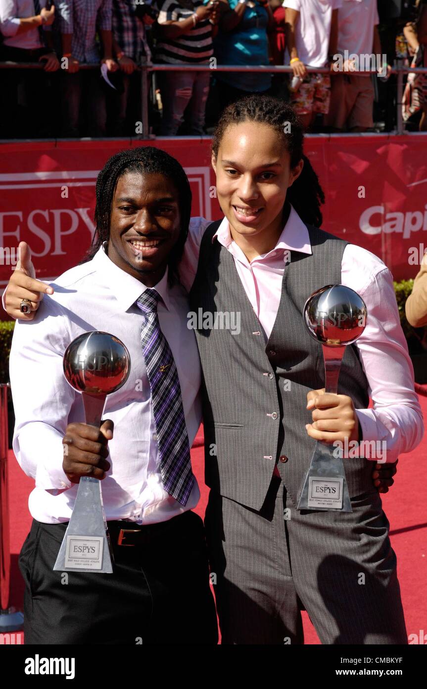 Hollywood, California, U.S. - Robert Griffin III and Brittney Griner ...