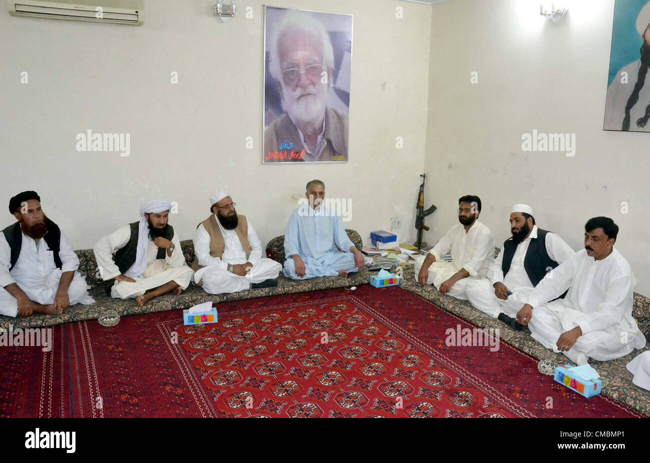 Bugti House Quetta Jamhori Watan Party President High Resolution Stock ...