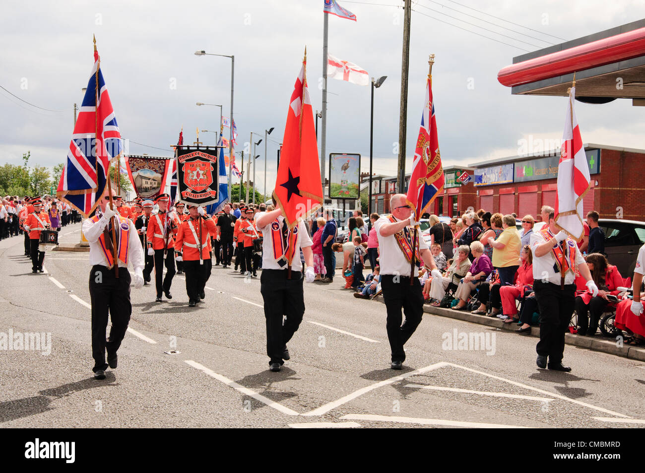12th july parades in carrickfergus hi-res stock photography and images ...