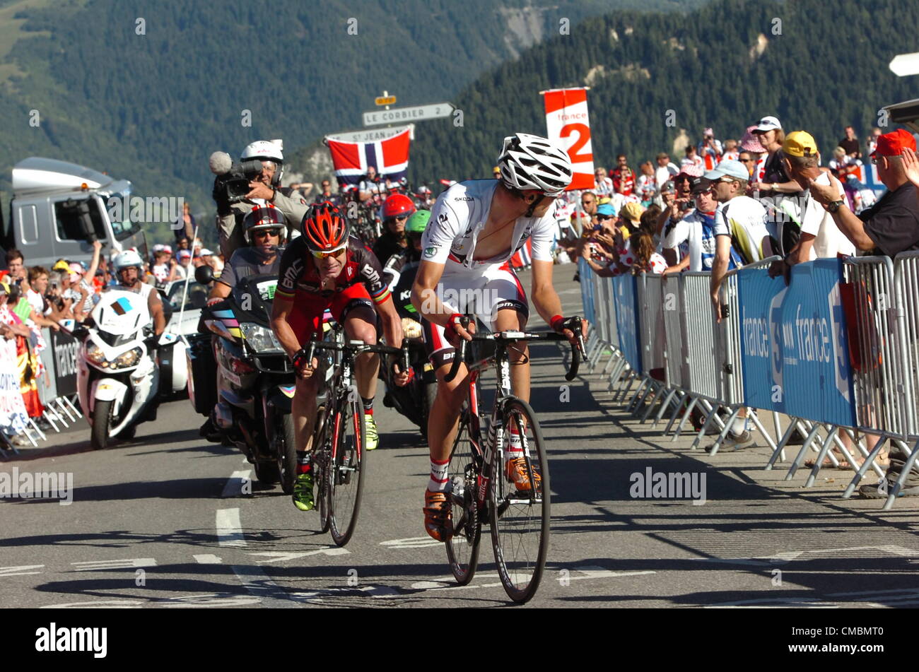 12.07.2012. Albertville to La Toussuire, France. Albertville - La ...