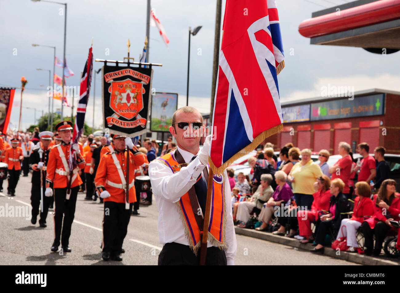 12th july parades in carrickfergus hi-res stock photography and images ...