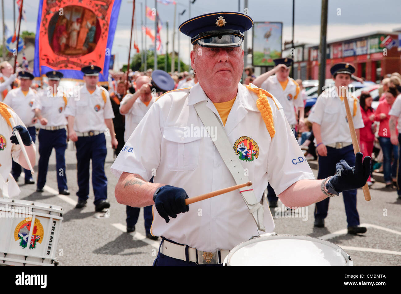 12th july parades in carrickfergus hi-res stock photography and images ...