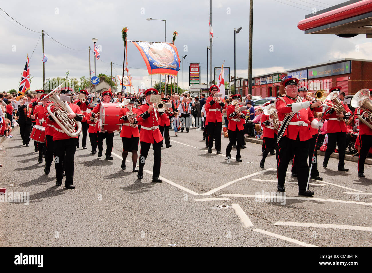 12th july parades in carrickfergus hi-res stock photography and images ...
