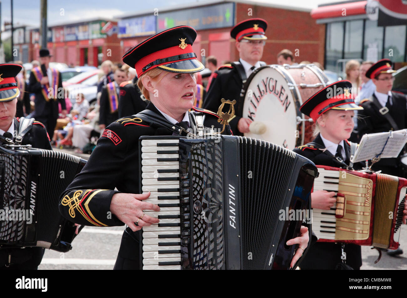 12th july parades in carrickfergus hi-res stock photography and images ...