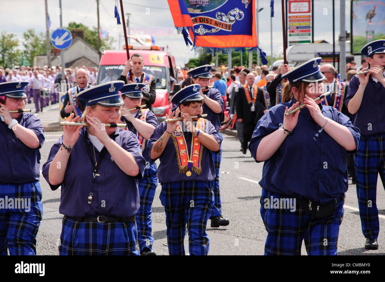 12th july parades in carrickfergus hi-res stock photography and images ...