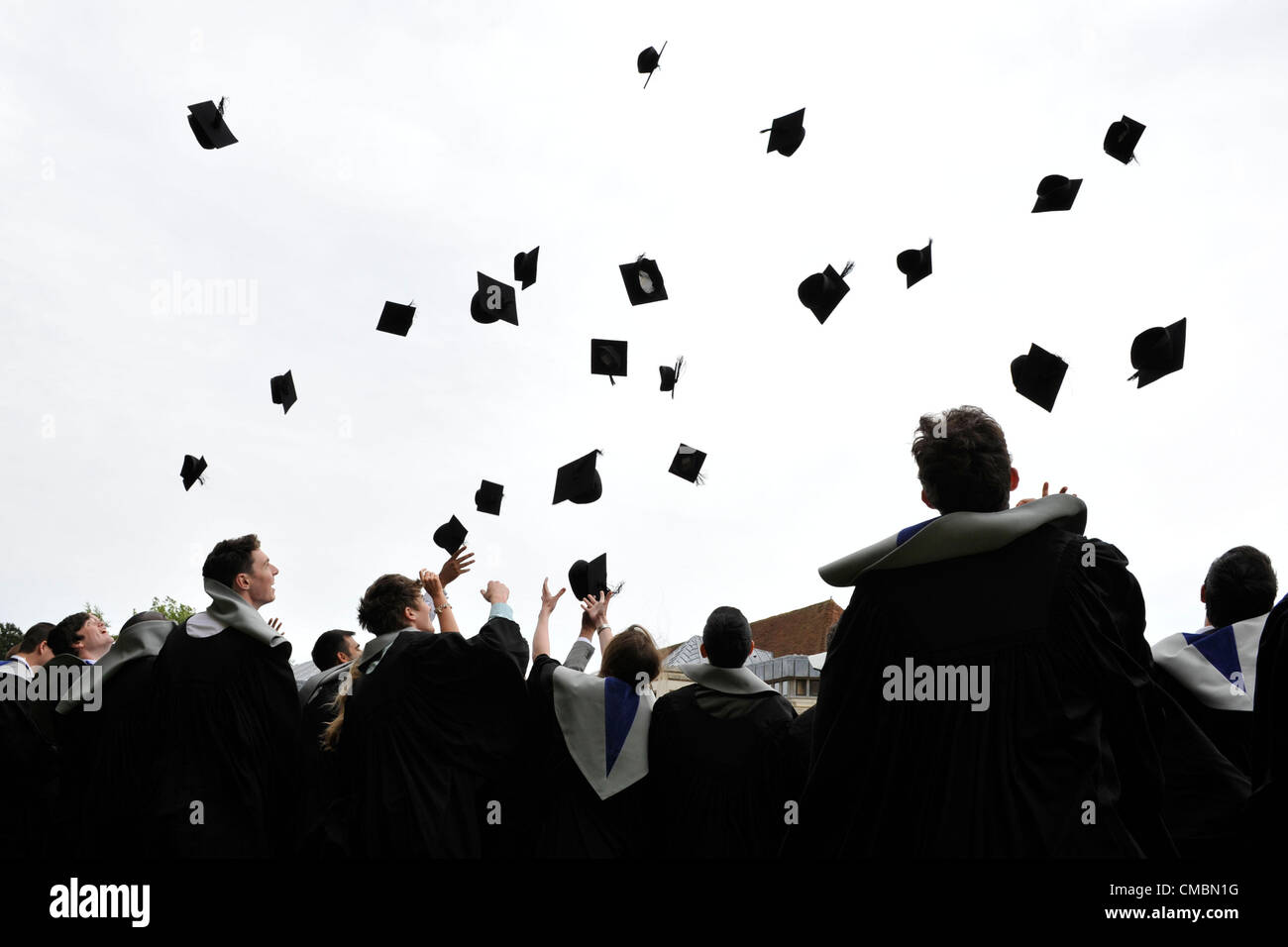 University kent graduation canterbury cathedral hi-res stock ...