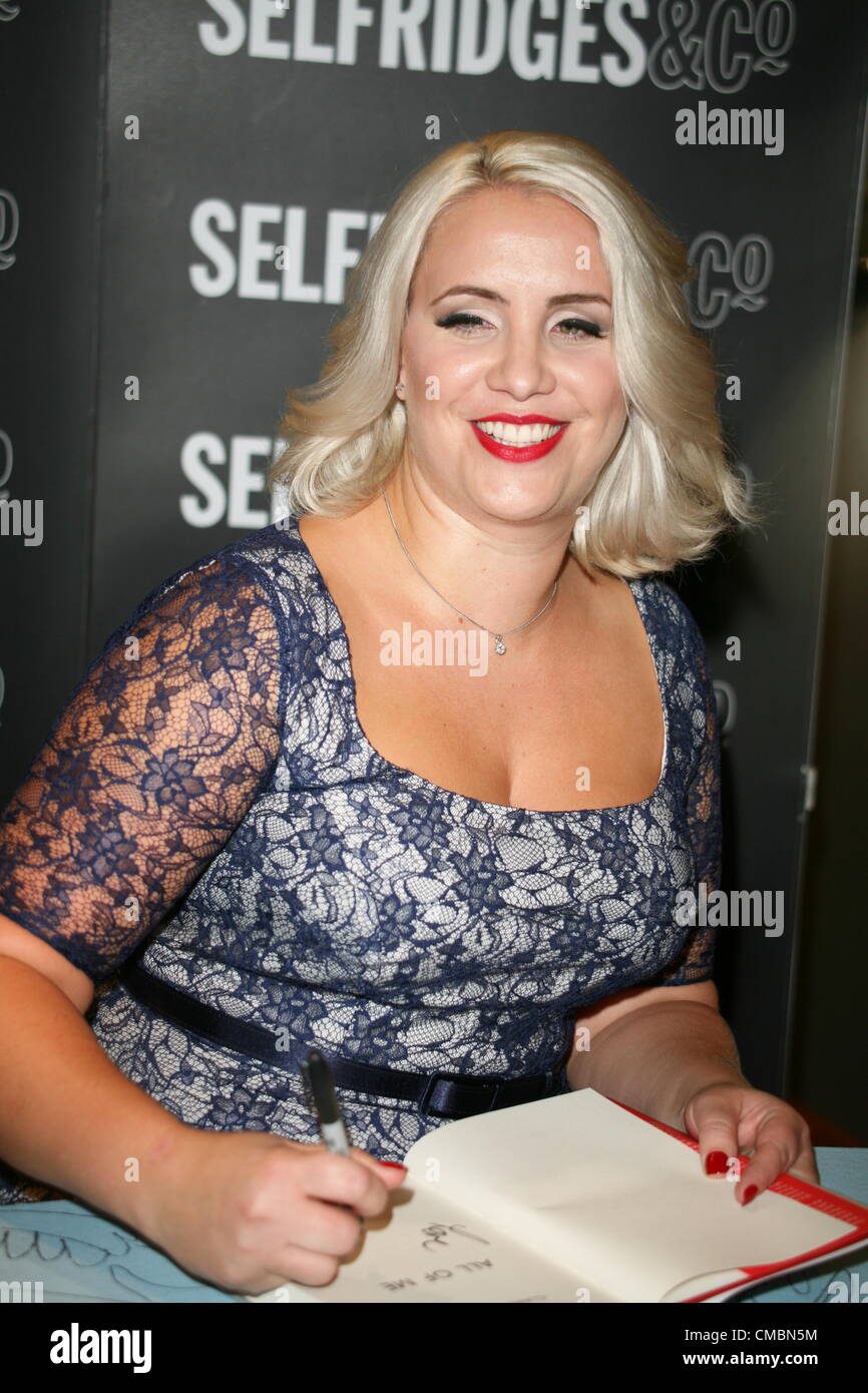 12/07/12 Selfridges Trafford Centre Manchester UK. Claire Richards ...