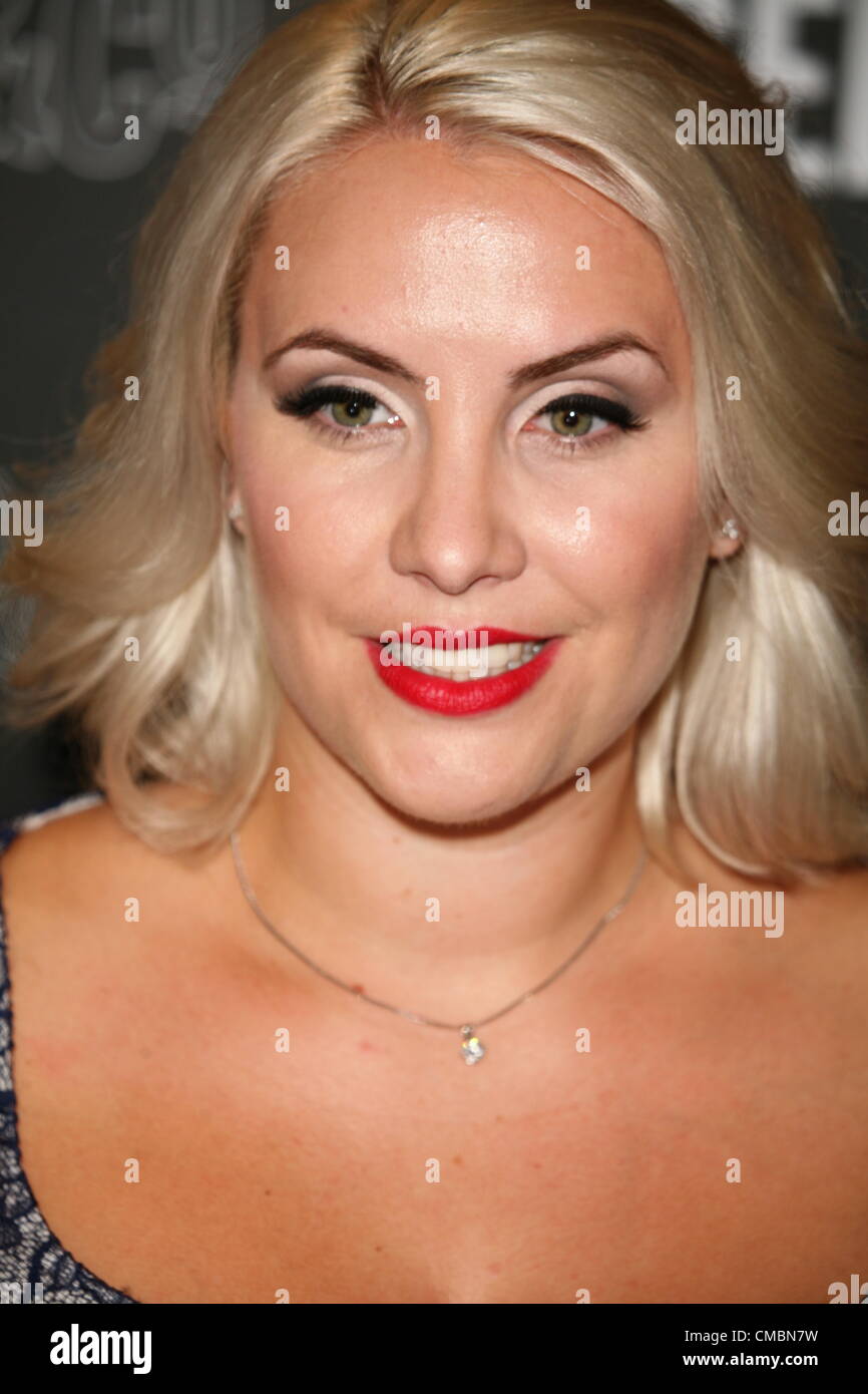 12/07/12 Selfridges Trafford Centre Manchester UK. Claire Richards ...