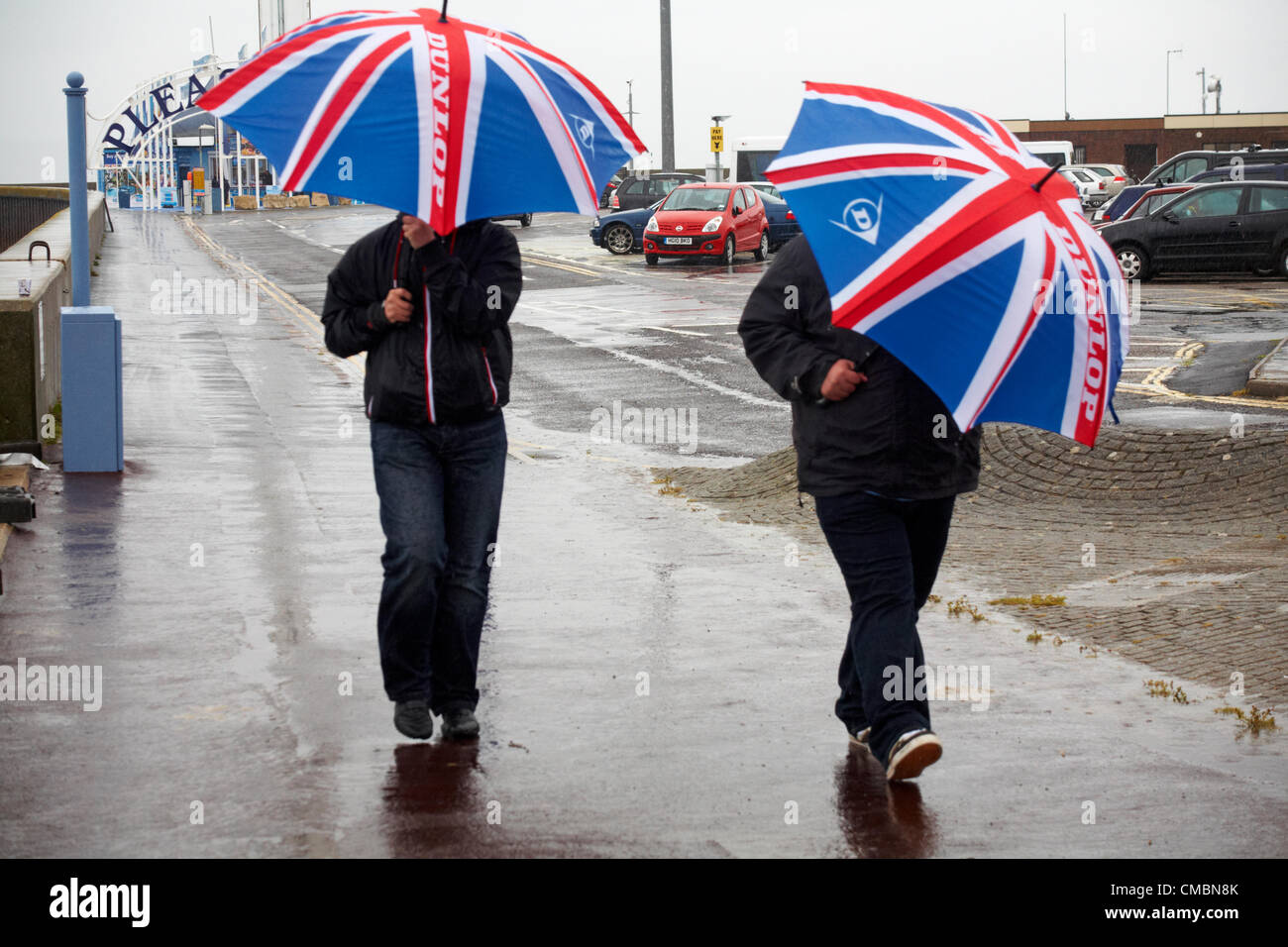 Weymouth, UK Friday 12 July 2012. Preparing for the arrival of the ...
