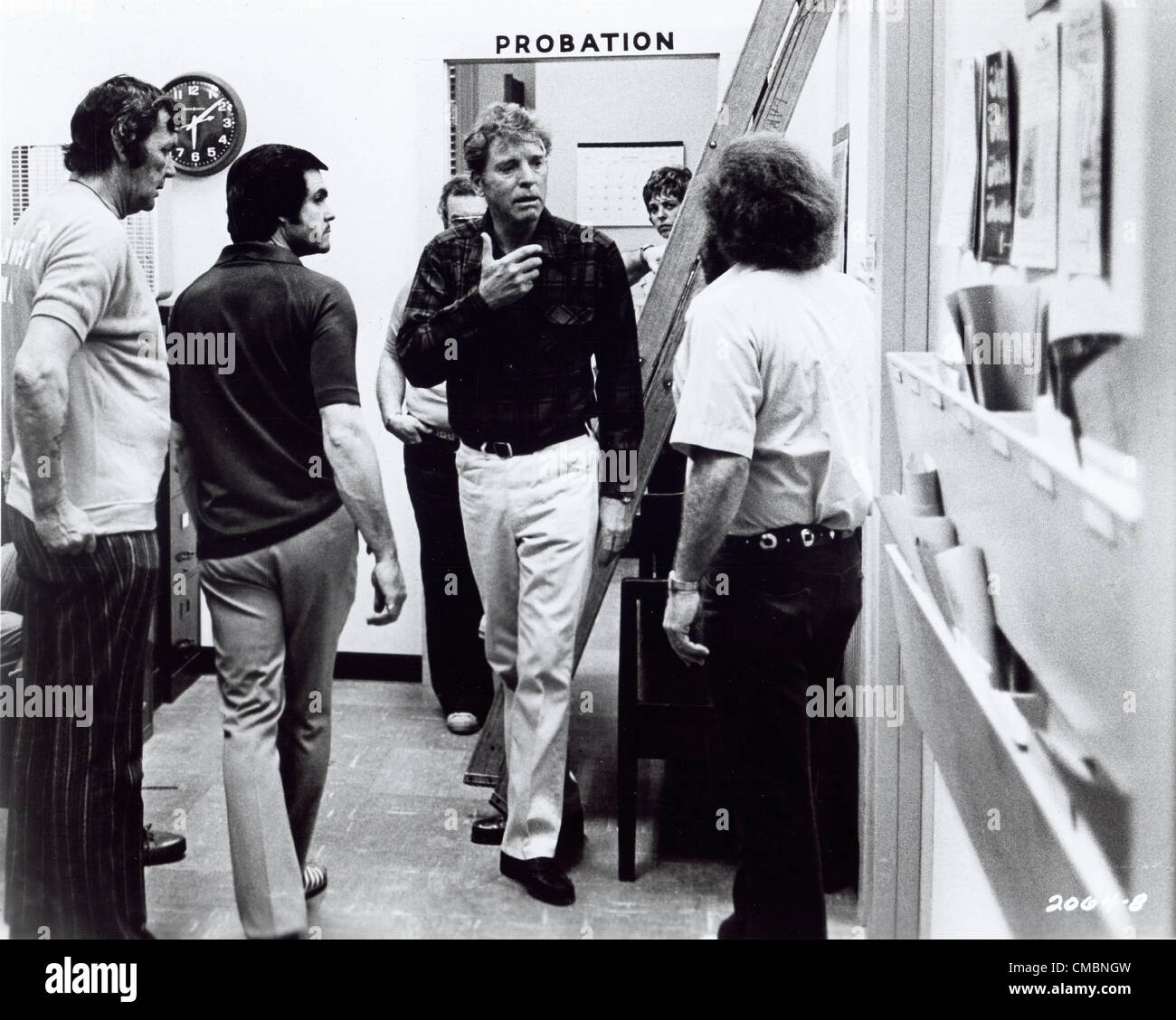 BURT LANCASTER.The Midnight Man.AKA Burton Stephen Lancaster.Supplied ...